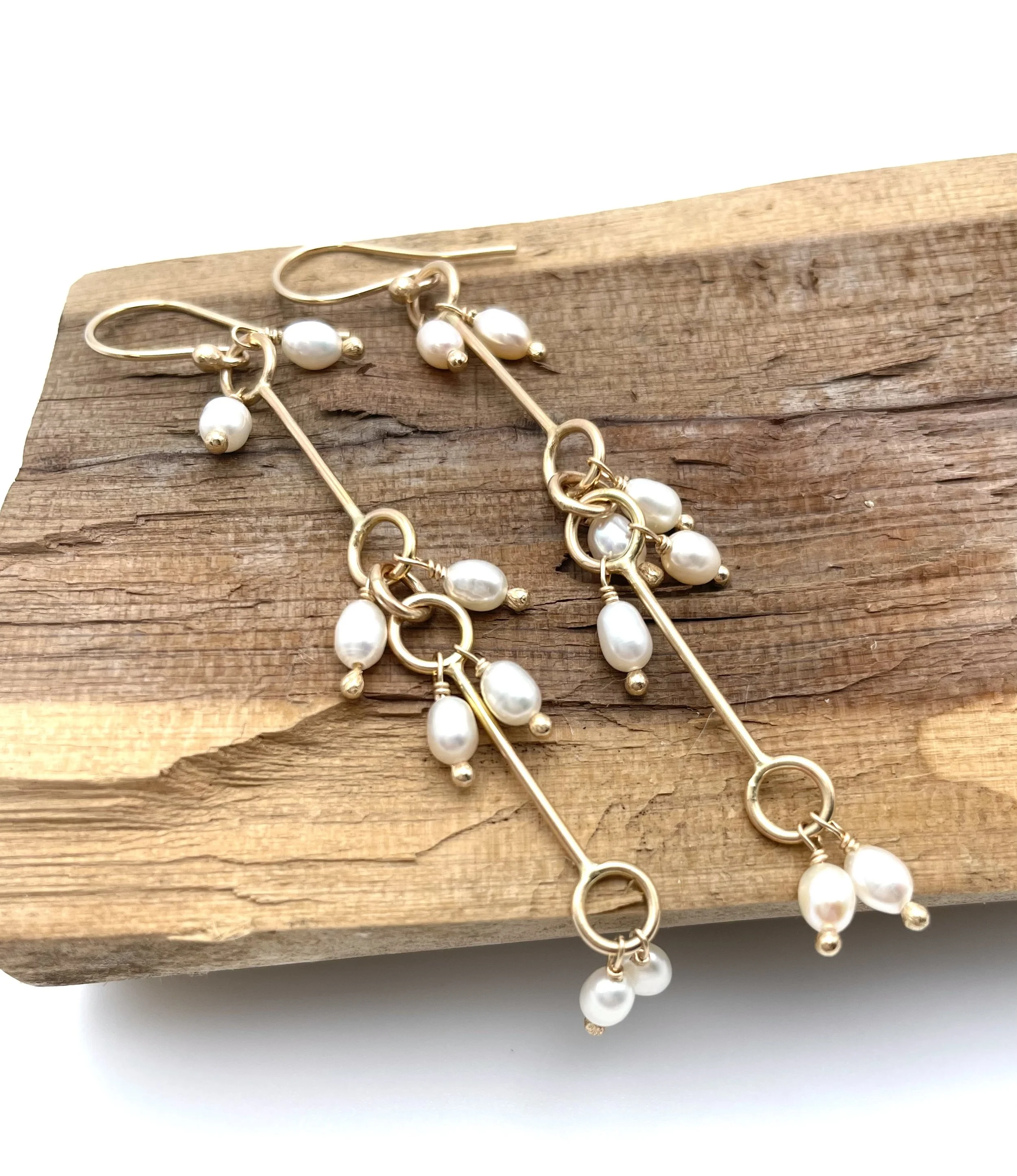 Handcrafted Solid Gold and Silver Earrings | Jane Fuller Designs