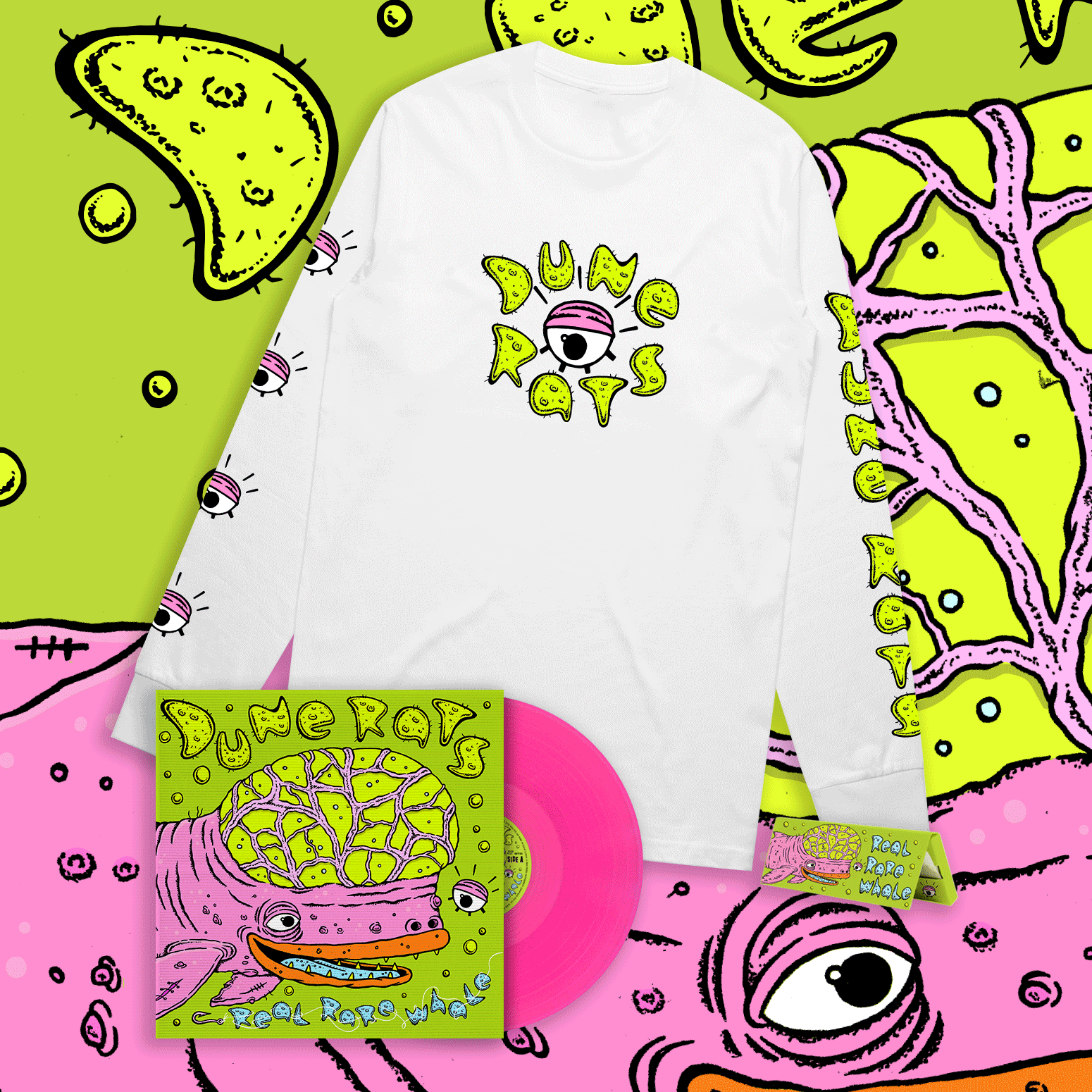 DUNE RATS 'REAL RARE WHALE' ALBUM MERCH — Lee McConnell