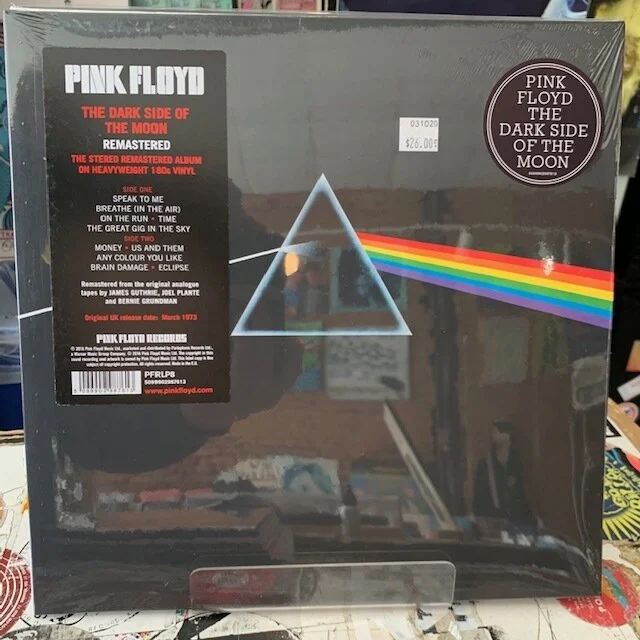 Pink Floyd Dark Side Of The Moon Vinyl Album Cover