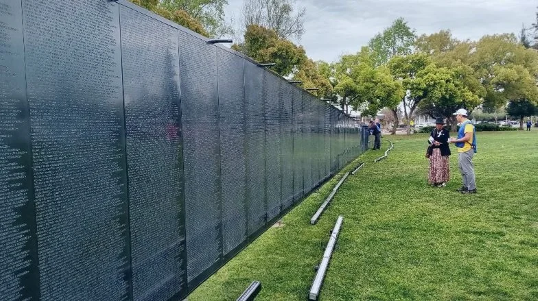 Merced County Vietnam Memorial Vietnam Memorial Wall In Washington, Dc