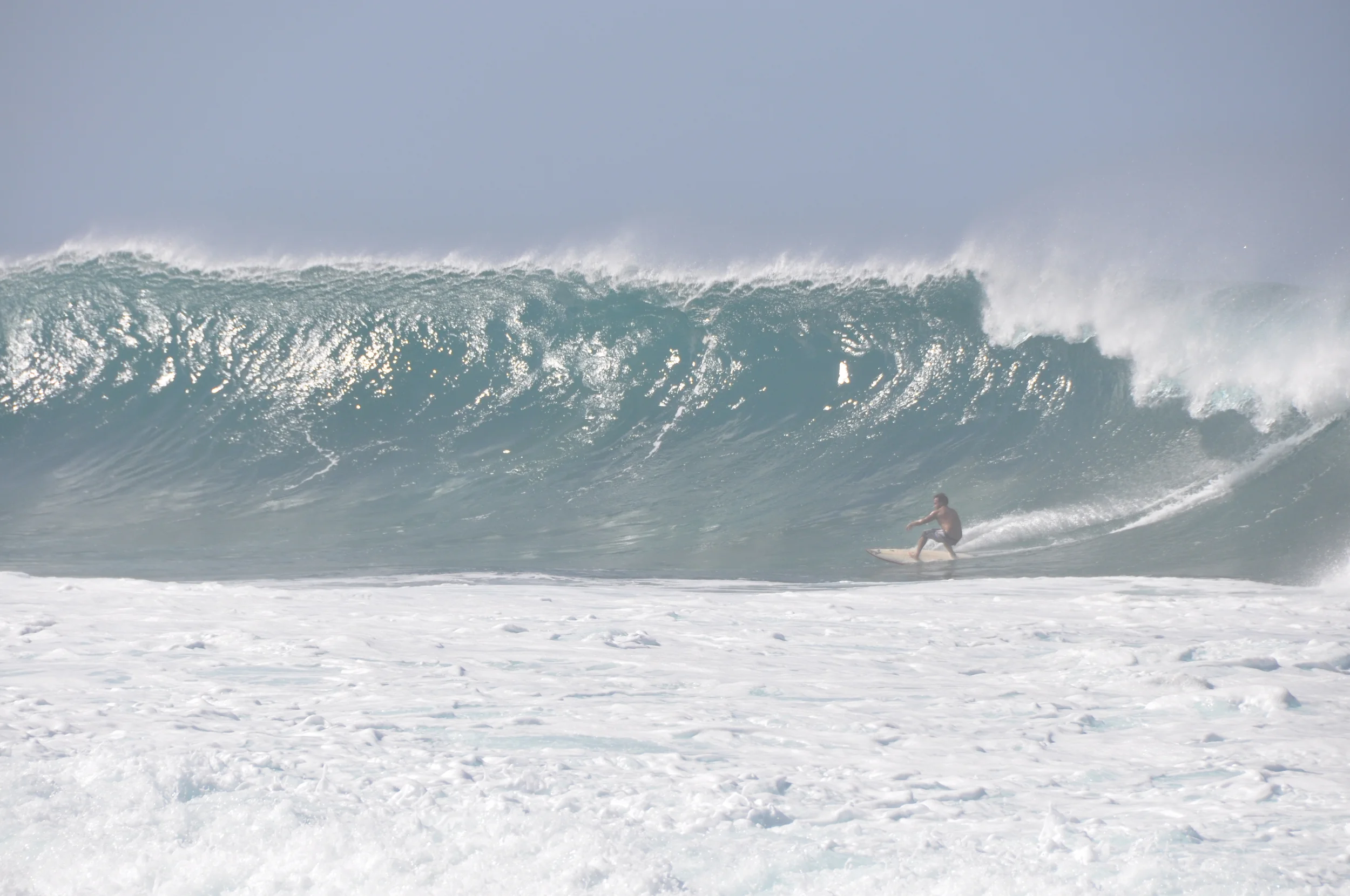 Surfing at Pipe