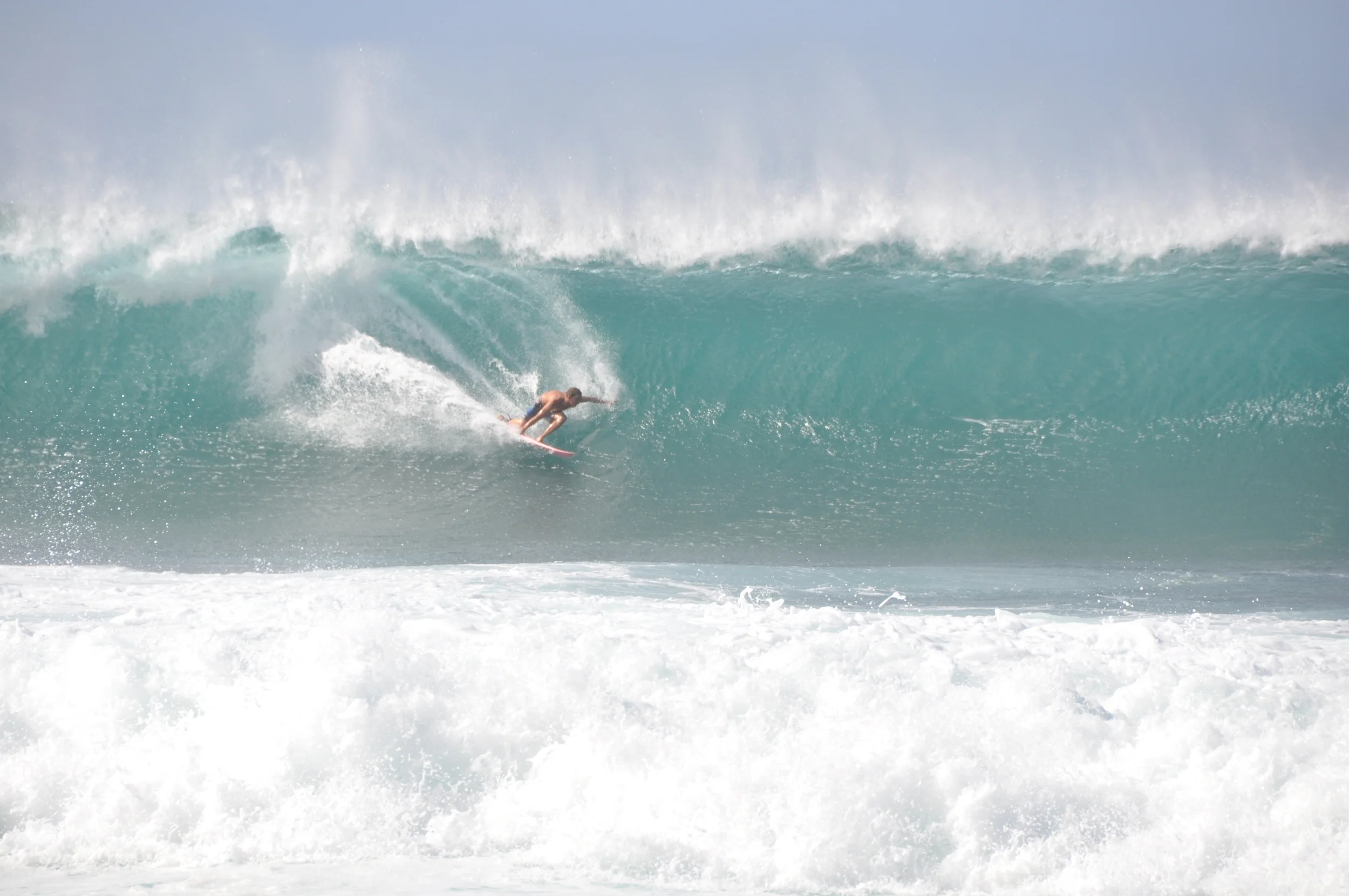 Surfing at Pipe