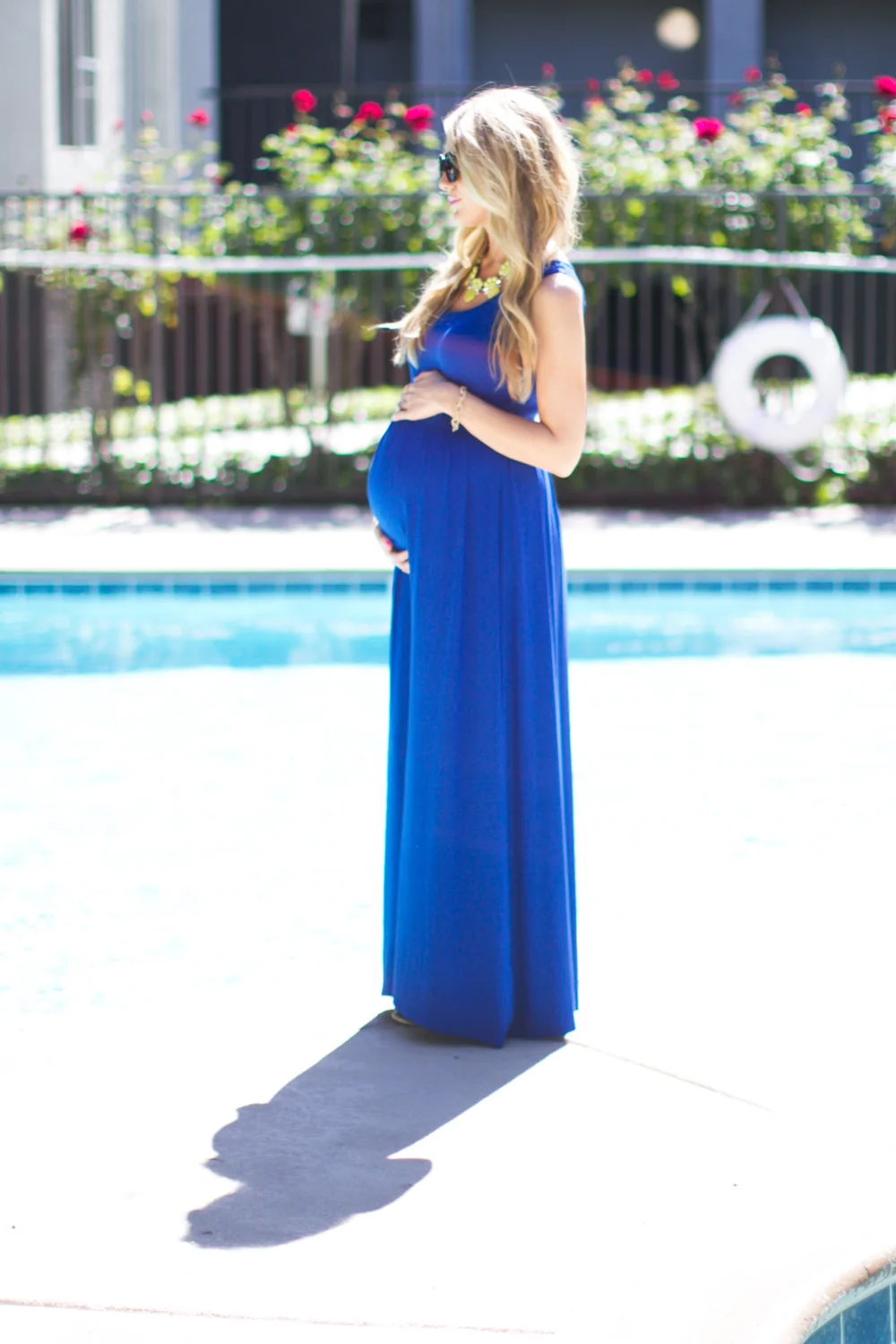 Royal Blue Mama Dress — erin morris