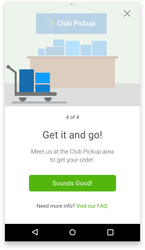 Sam's Club Mobile Check-in — Kevin Kimura