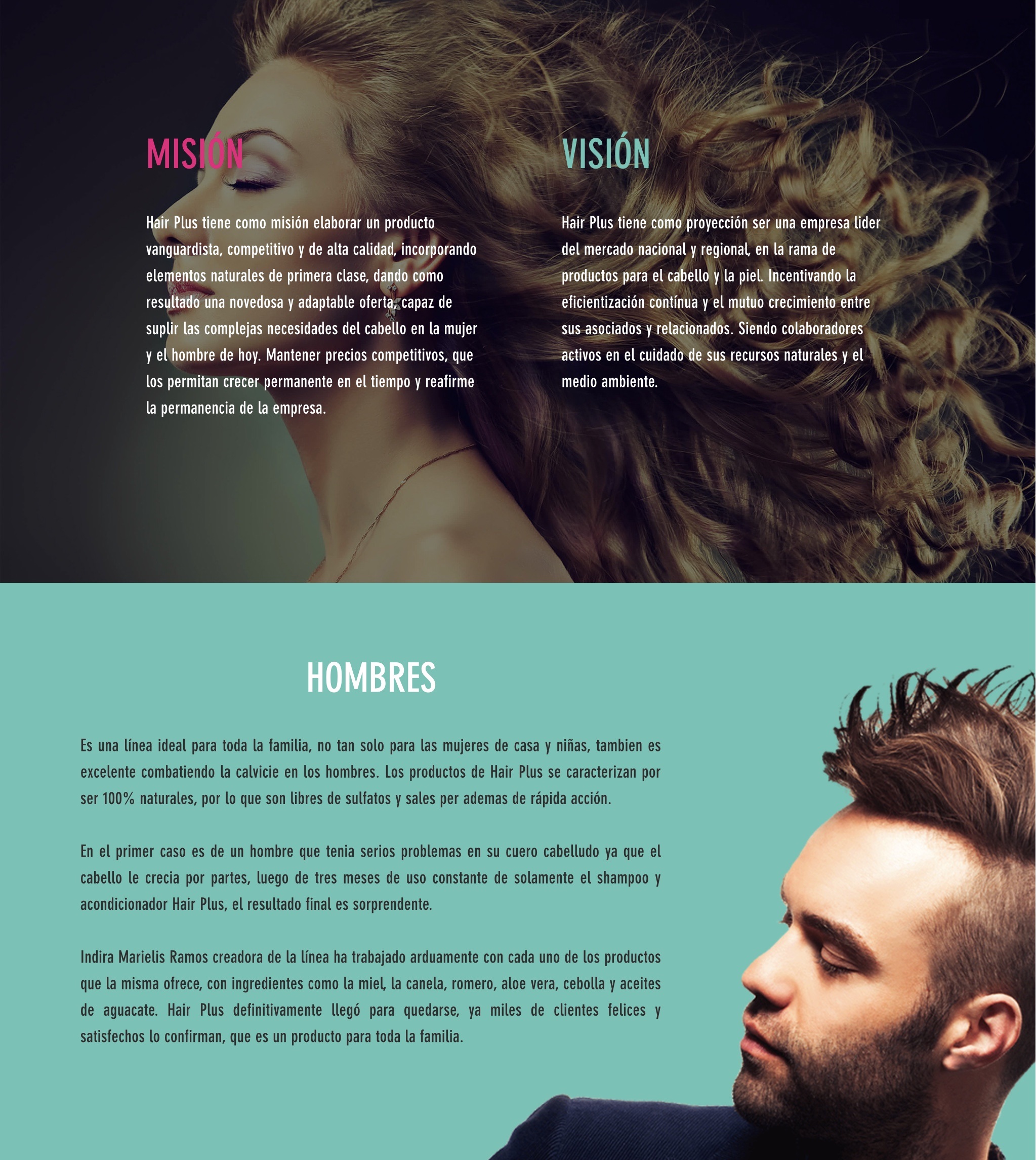 ABOUT — HAIR PLUS USA