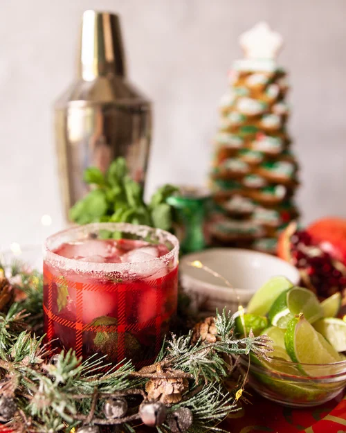 HOLIDAY POMEGRANATE-CRANBERRY MOJITO — Is That Soh
