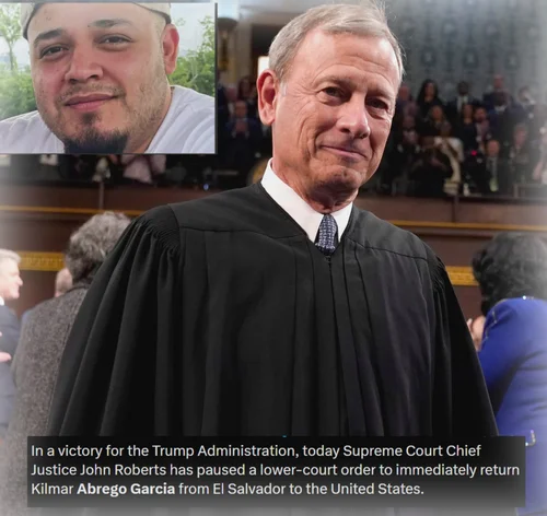 Chief Justice Roberts Blocks Court Order Allowing the Return of ...
