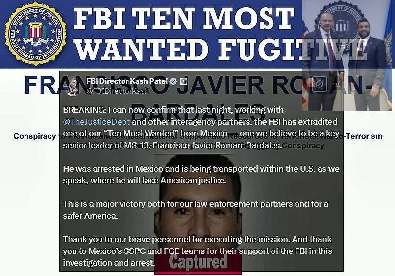 MS-13 Boss on FBI’s Ten Most Wanted List Captured “Major Victory for a ...