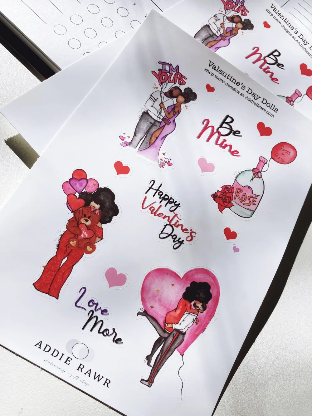 African American Valentine Gift Certificate