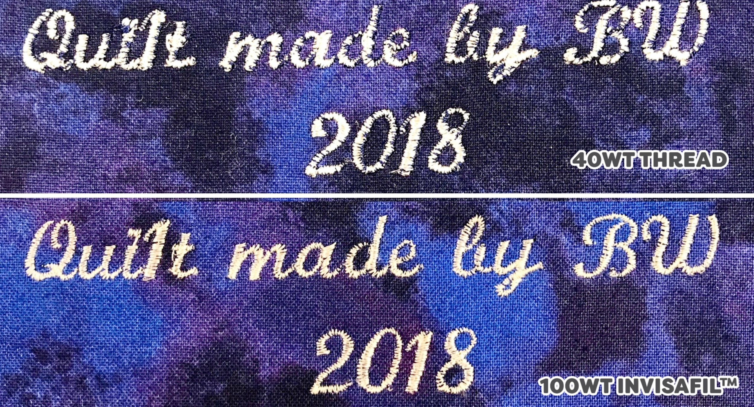 WonderFil Specialty Threads - Introducing InvisaFil™ Ultra Fine 100wt ...