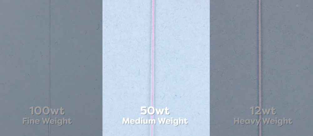 WonderFil Specialty Threads - Differences Between Thread Weights: Where ...