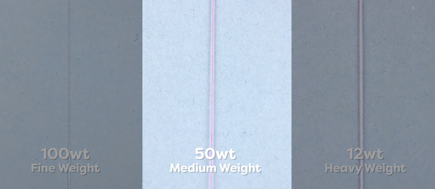 WonderFil Specialty Threads - Differences Between Thread Weights: Where ...