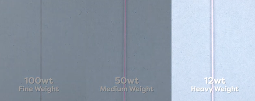 WonderFil Specialty Threads - Differences Between Thread Weights: Where ...