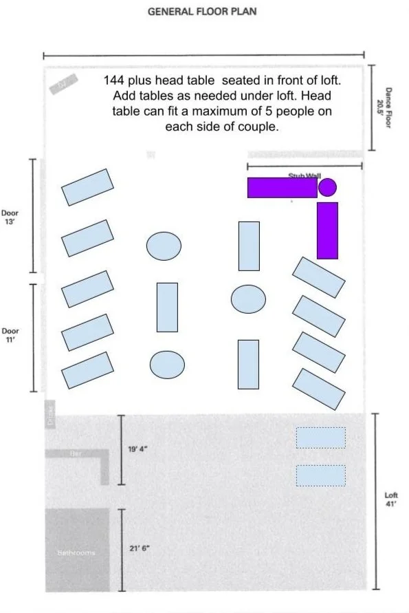 Table Layouts — The Gallagher