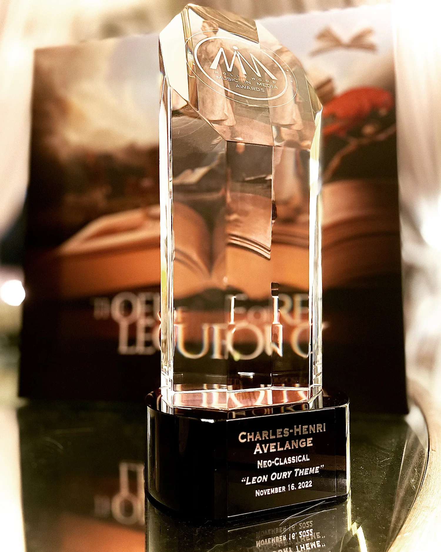 Avelange wins Best Neo-Classical at the HMMA! — Charles-Henri Avelange