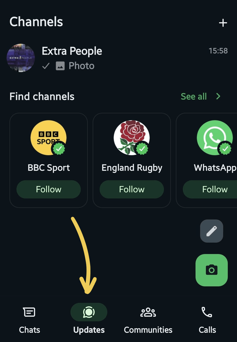 We've launched an Extra People WhatsApp Channel! — Extra People