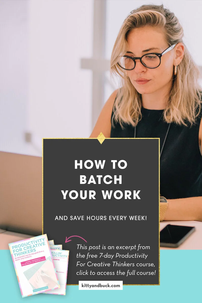 How to use batching in your business — Kitty & Buck