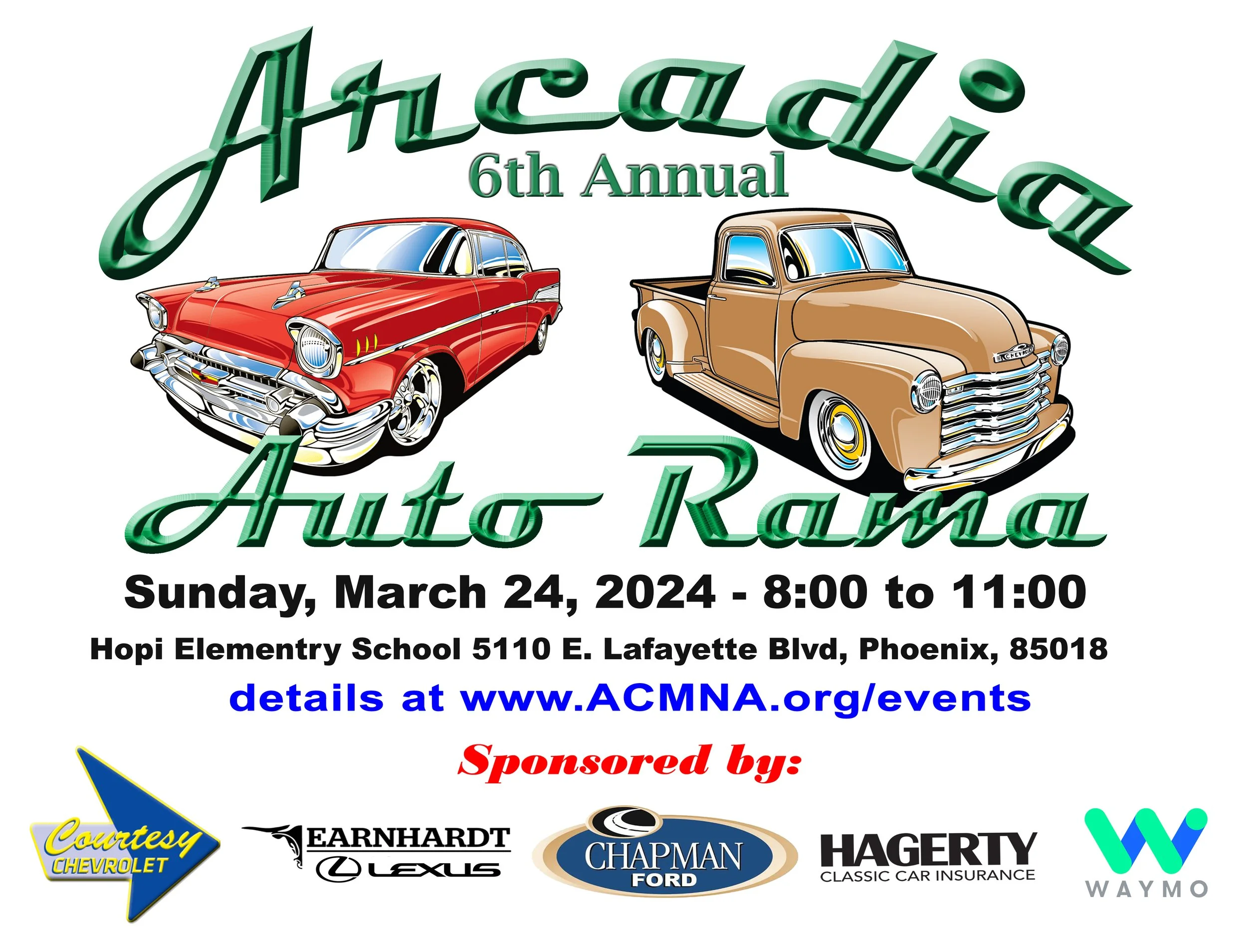 6th Annual Arcadia Auto-Rama — Arcadia Camelback Mountain Neighborhood ...