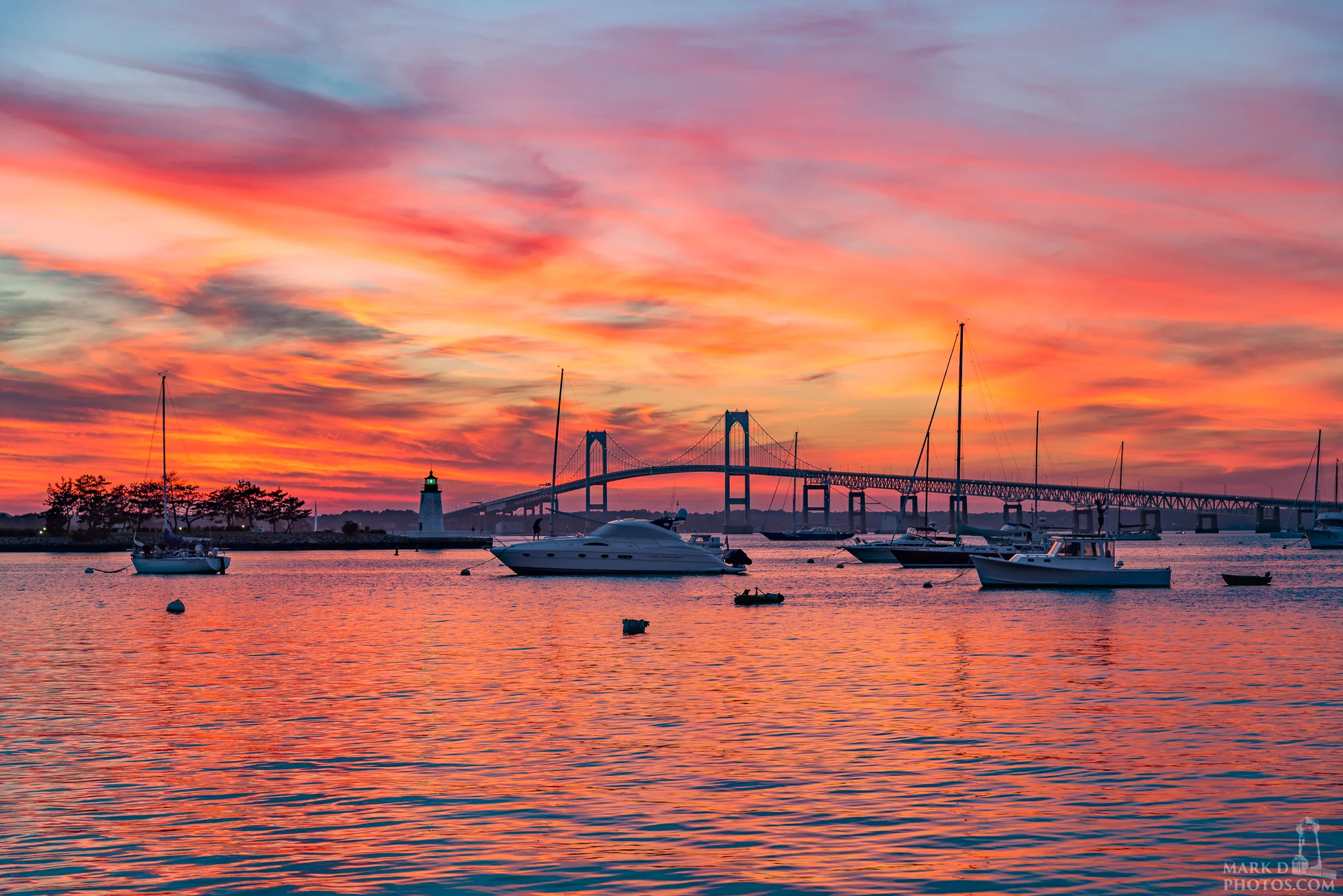 Newport Chair Sunset — Mark Dalmeida Photography