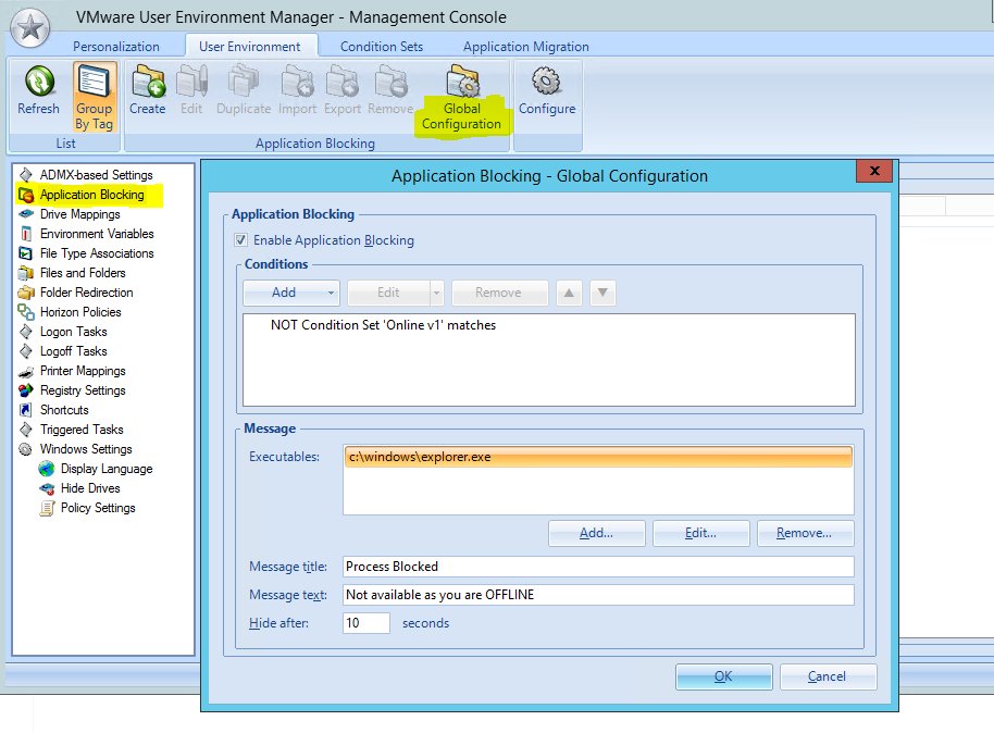 UEM Application Blocking — Define Tomorrow™