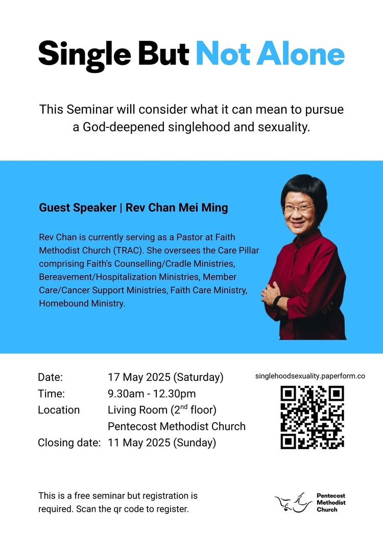 Single But Not Alone — Pentecost Methodist Church