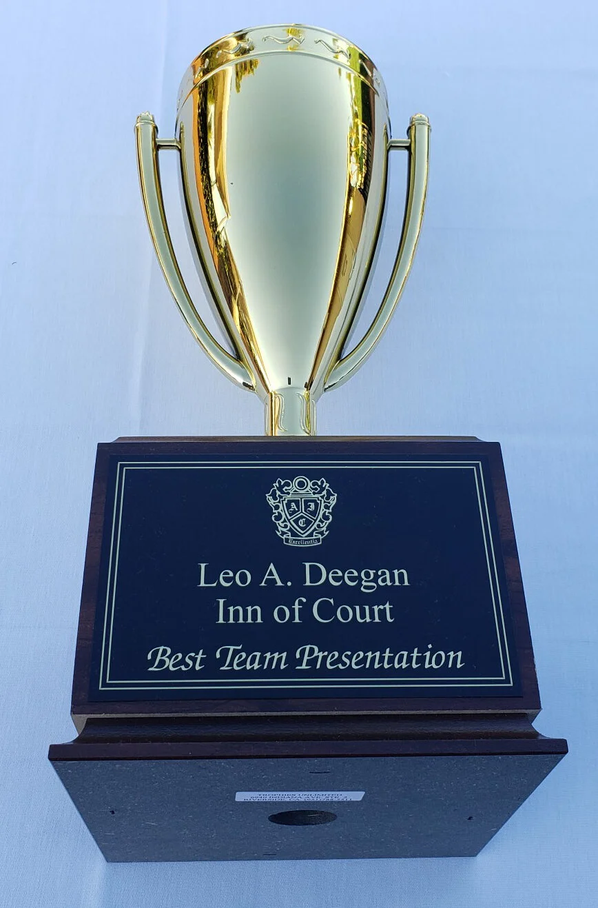 Best Team Presentation — Deegan Inn of Court