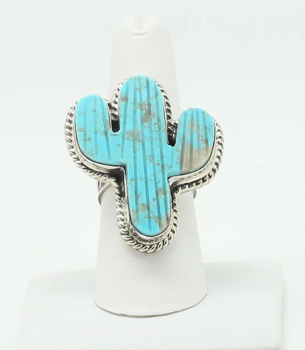 DEVAN RAE — Turquoise Cactus Ring