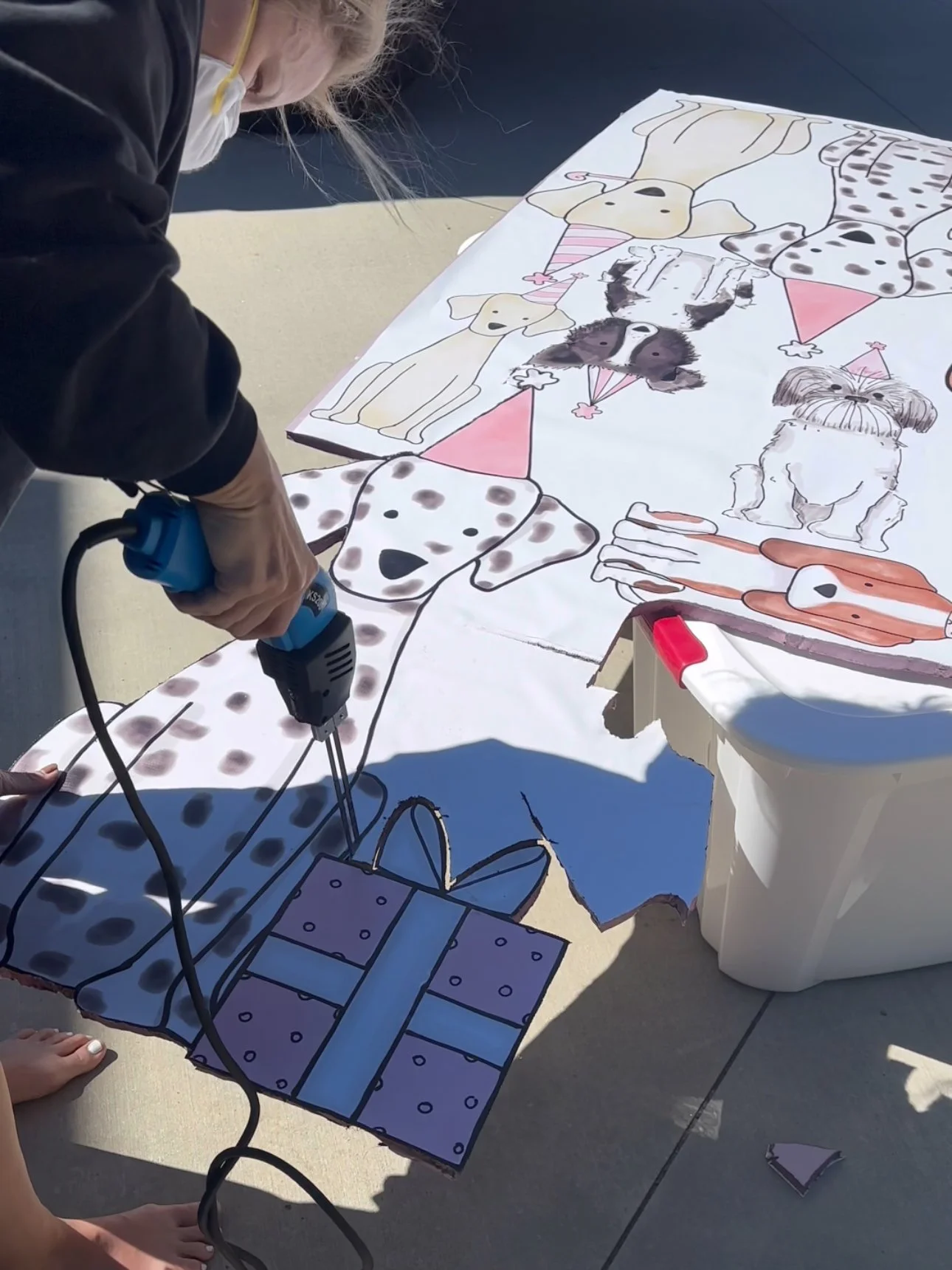DIY dog cutouts — LutzGoHome