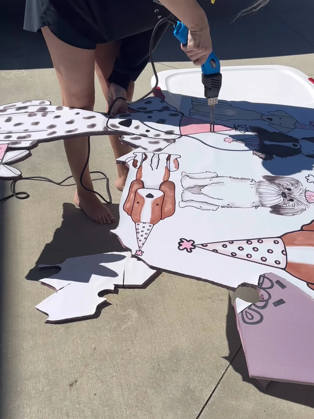 DIY dog cutouts — LutzGoHome