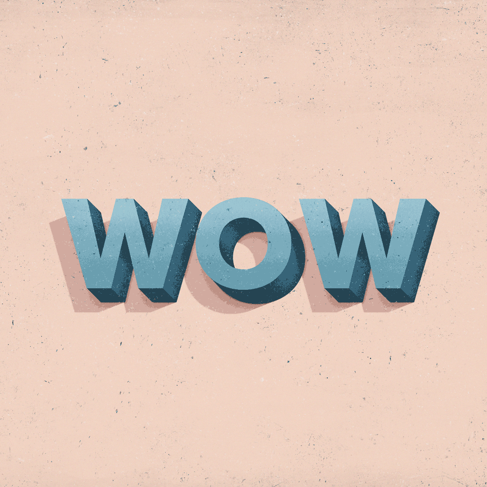 The Word Wow Gif