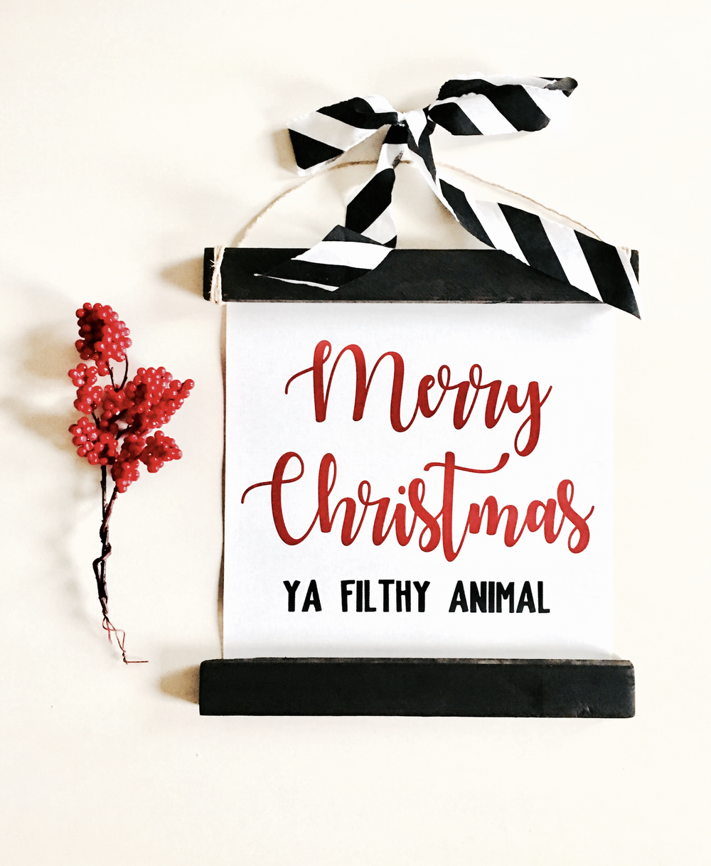 Merry Christmas Ya Filthy Animal Home Alone