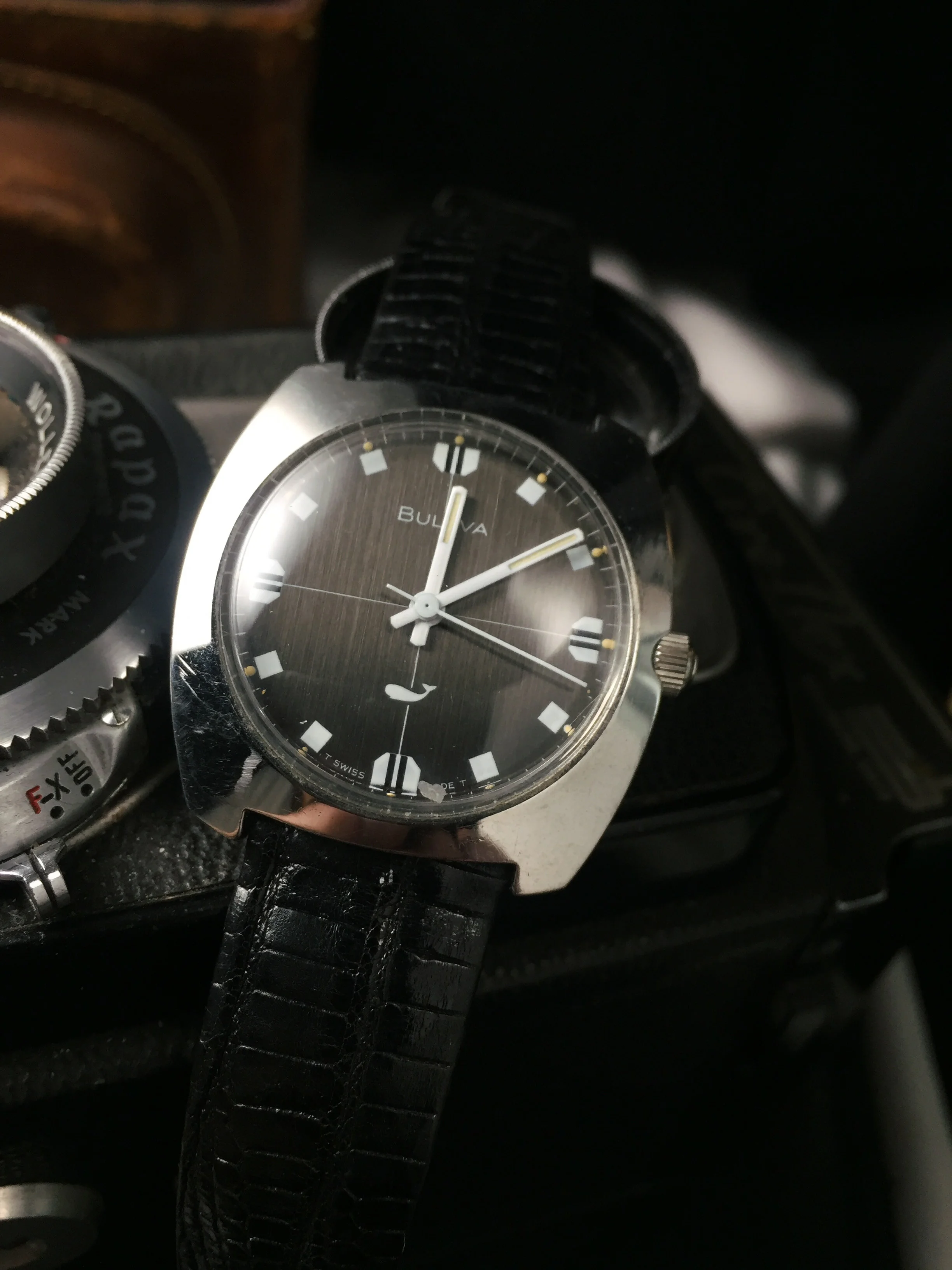 1971 Bulova Black Whale — Cool Vintage Watches