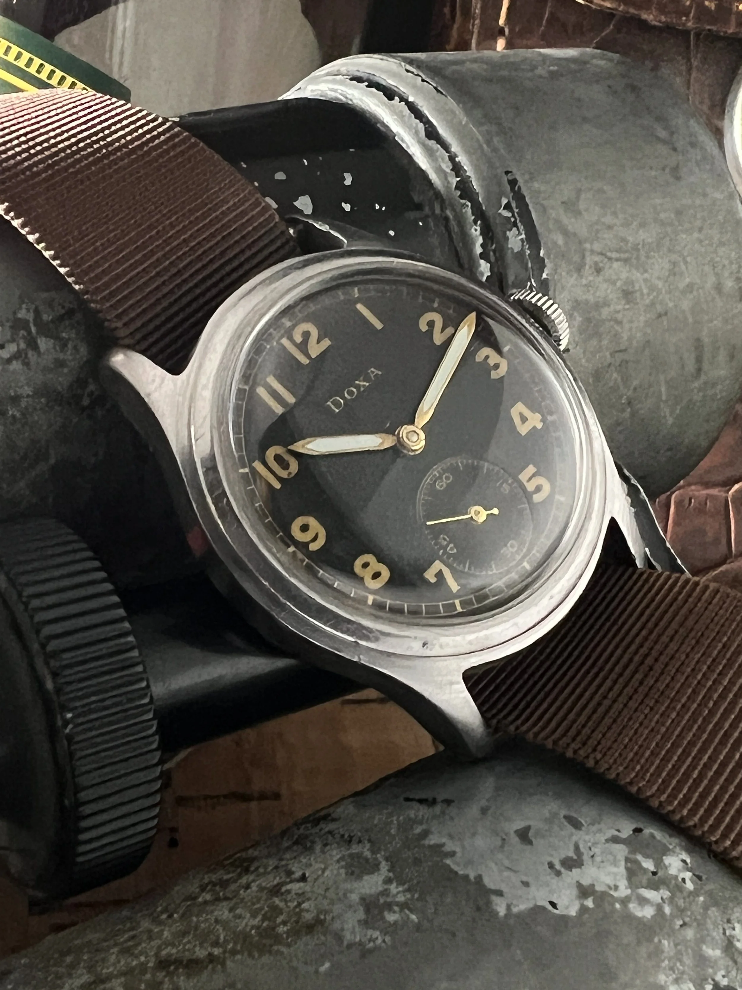 1940's German Military WW2 Doxa DH — Cool Vintage Watches