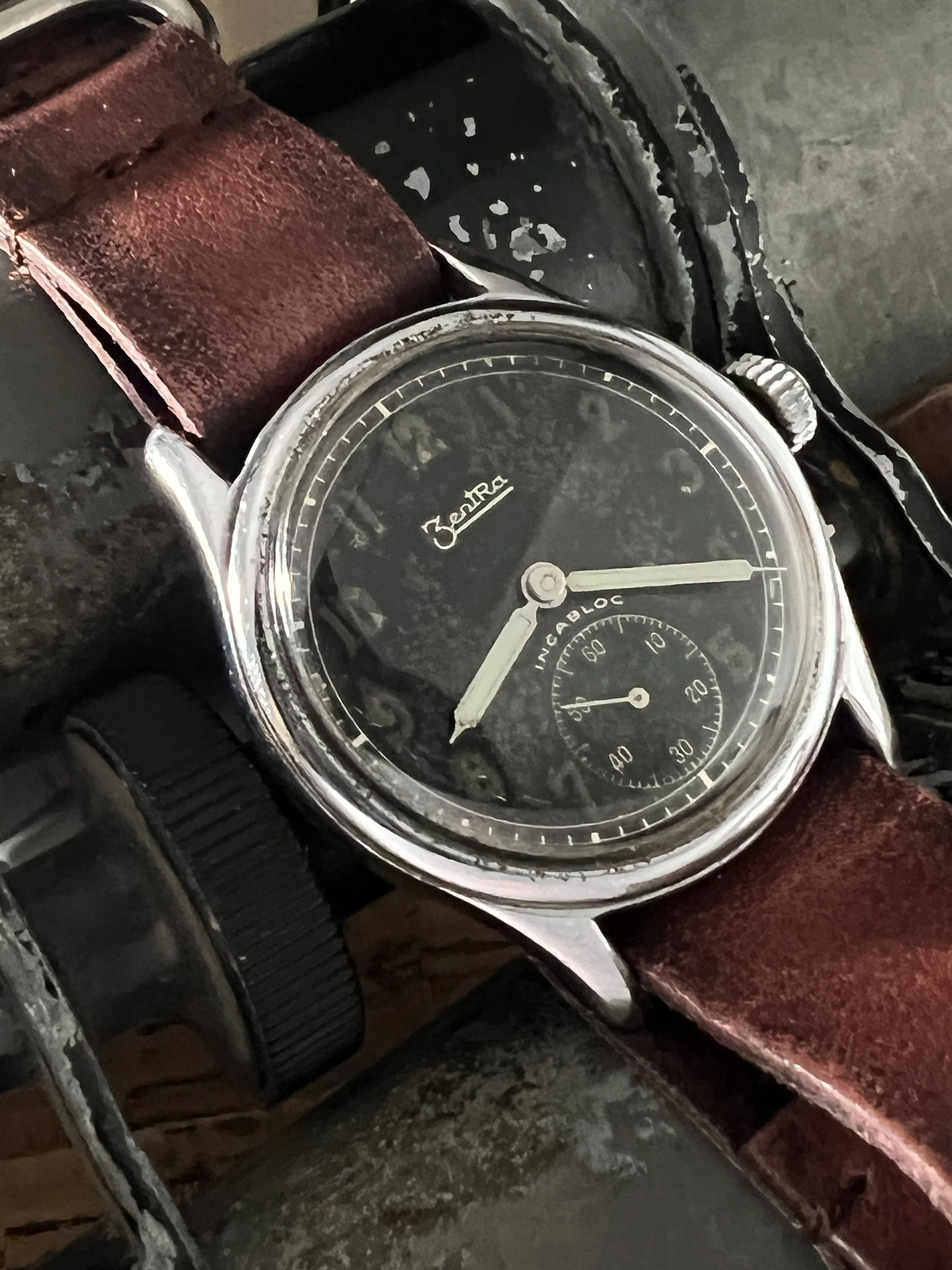 1940's German Military WW2 Zentra DH — Cool Vintage Watches