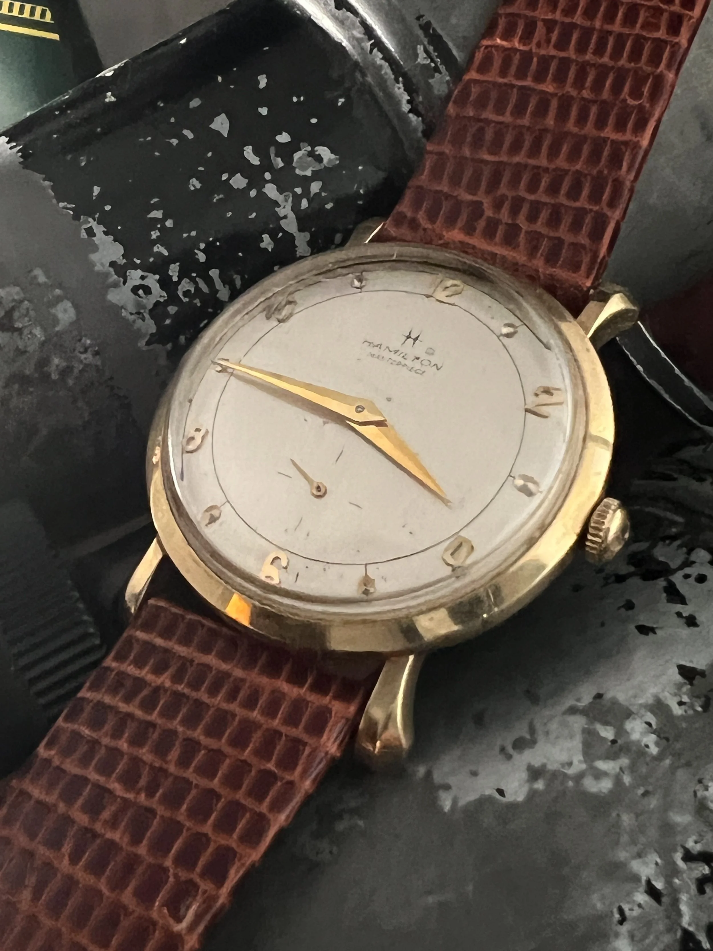 Hamilton 50's 14kt Gold — Cool Vintage Watches