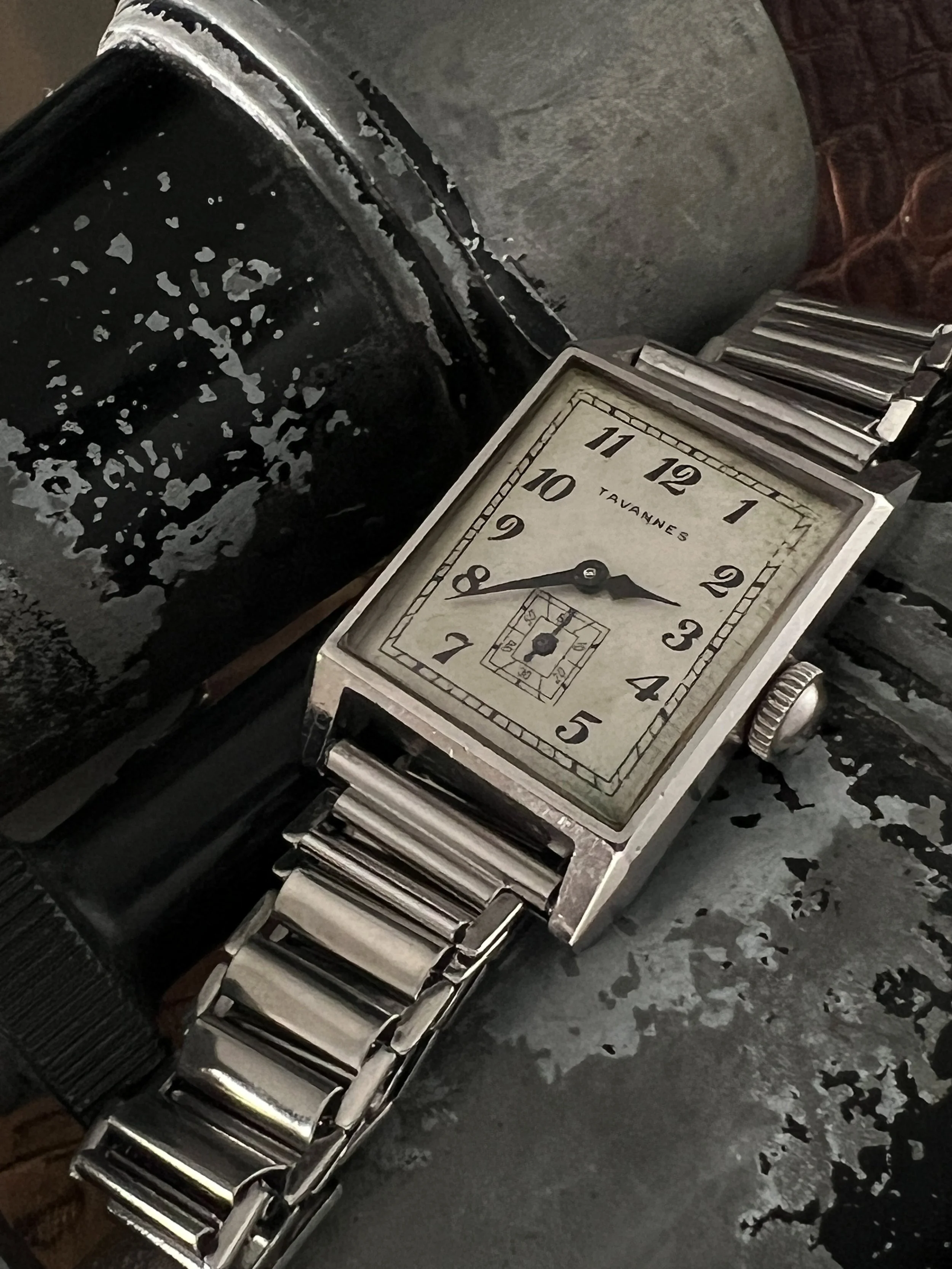 1940's Swiss Tavannes Tank Steel — Cool Vintage Watches