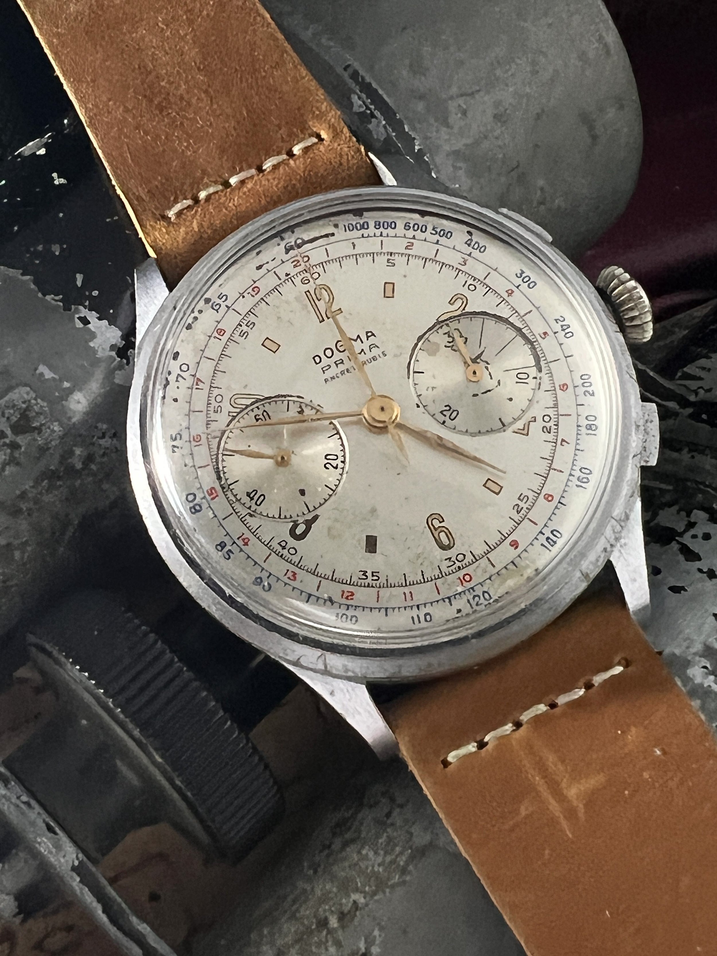 Vintage Dogma Prima Chronograph 38mm — Cool Vintage Watches