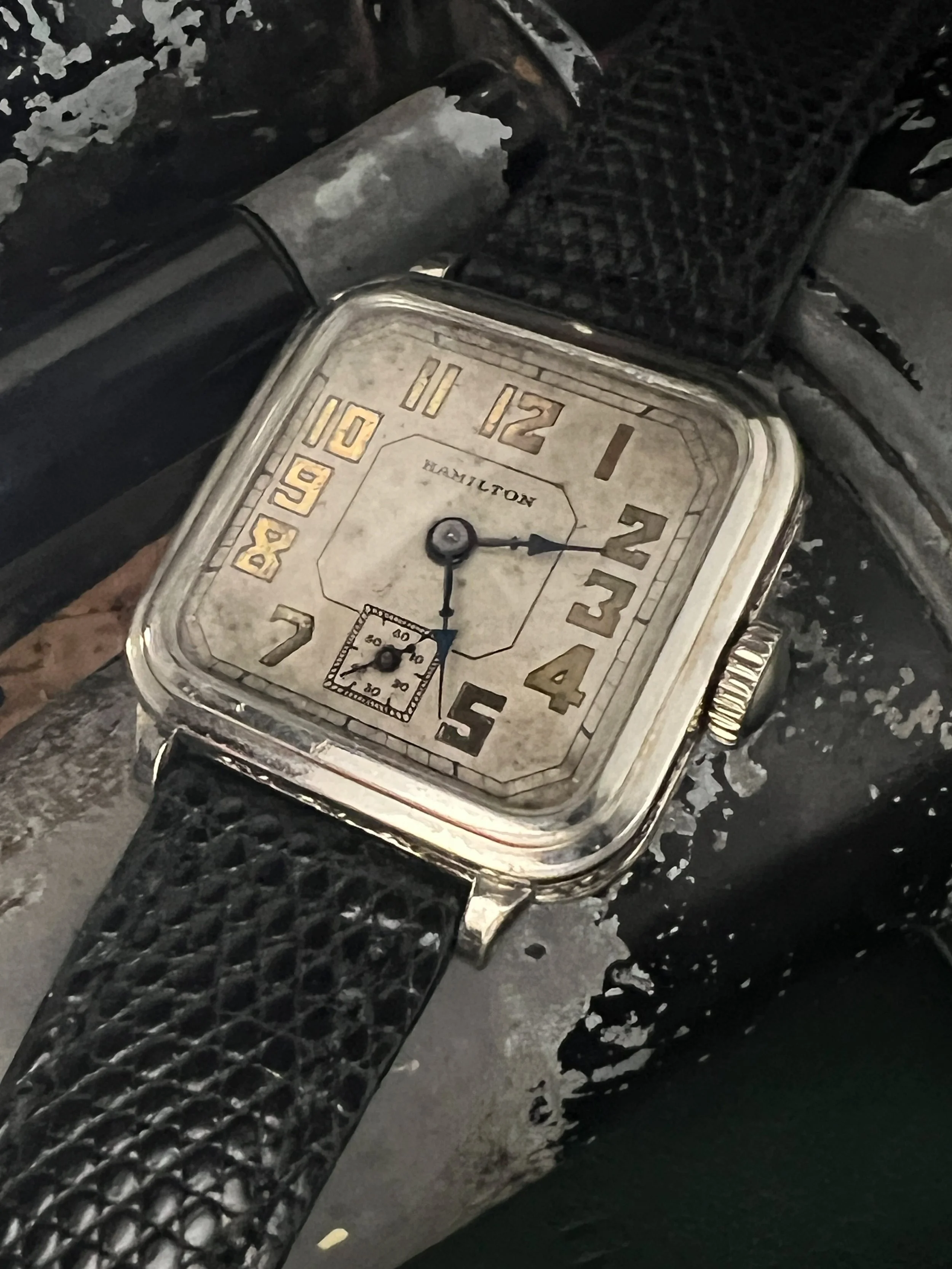 Late 40's Vintage Hamilton Square — Cool Vintage Watches