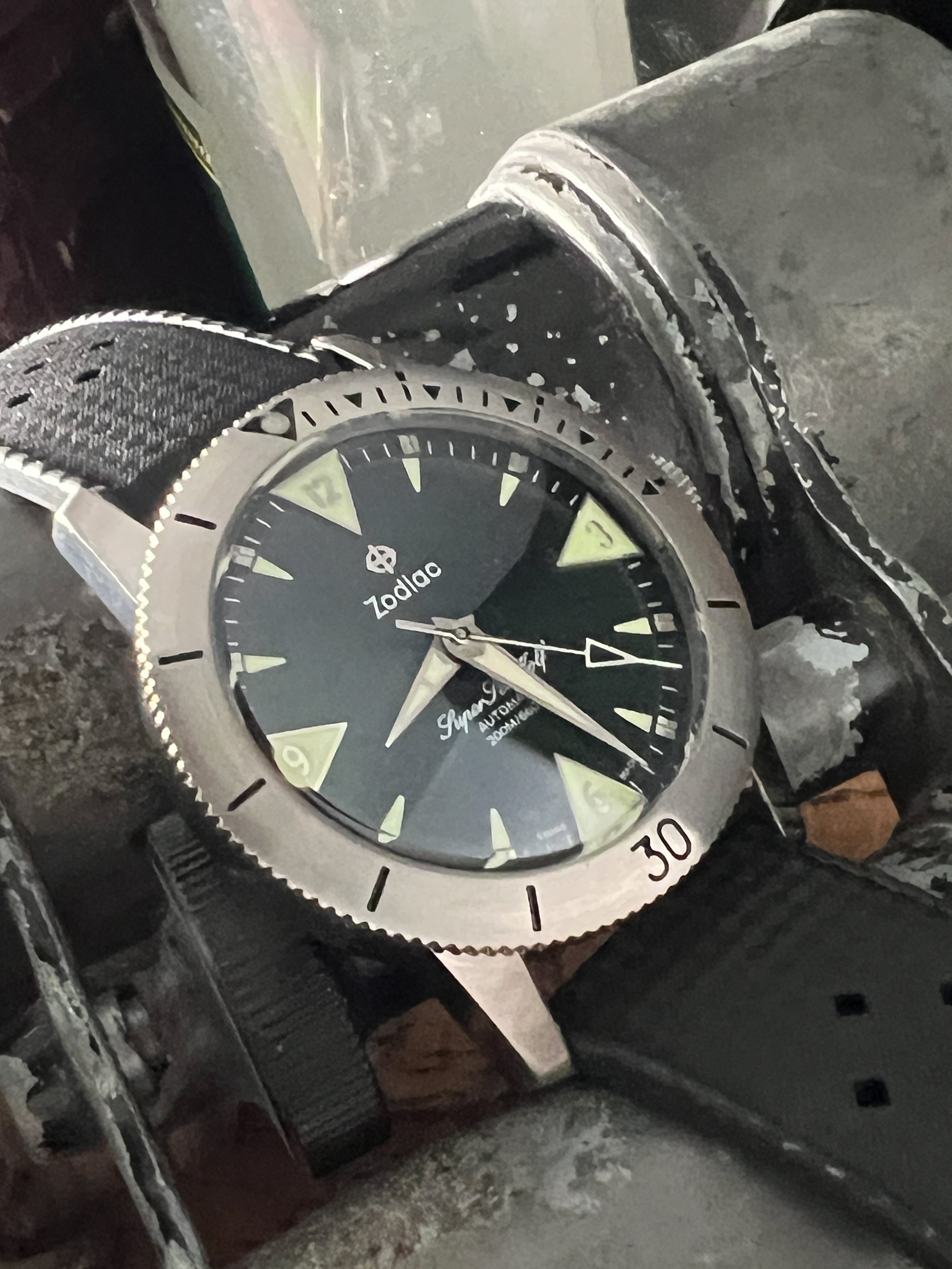 Zodiac Super Seawolf Diver 660 Feet — Cool Vintage Watches