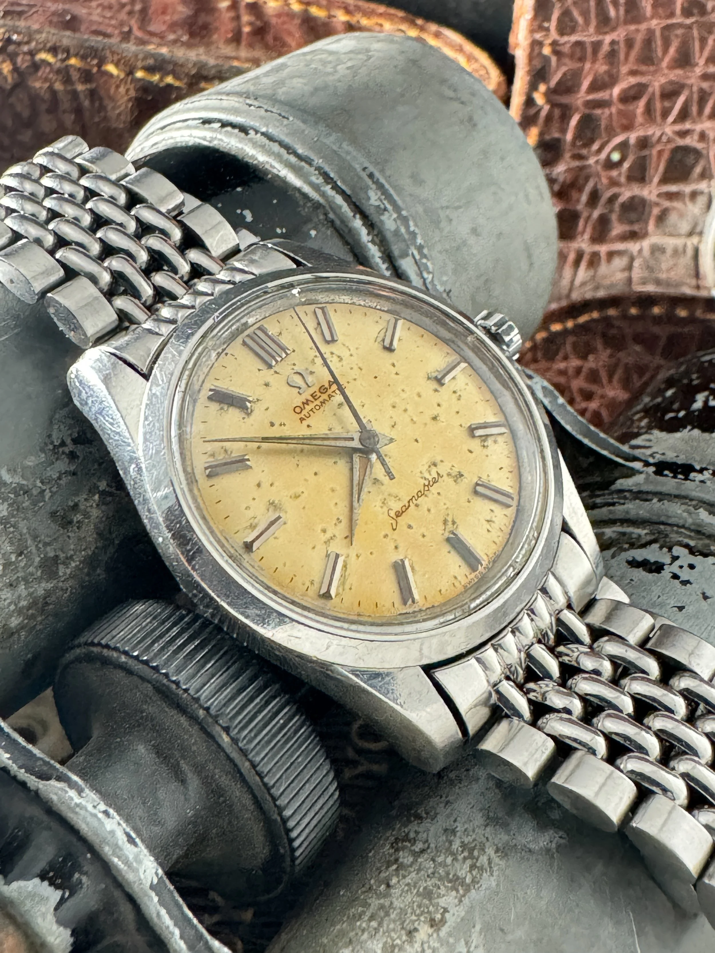 1958 Omega Automatic Seamaster — Cool Vintage Watches