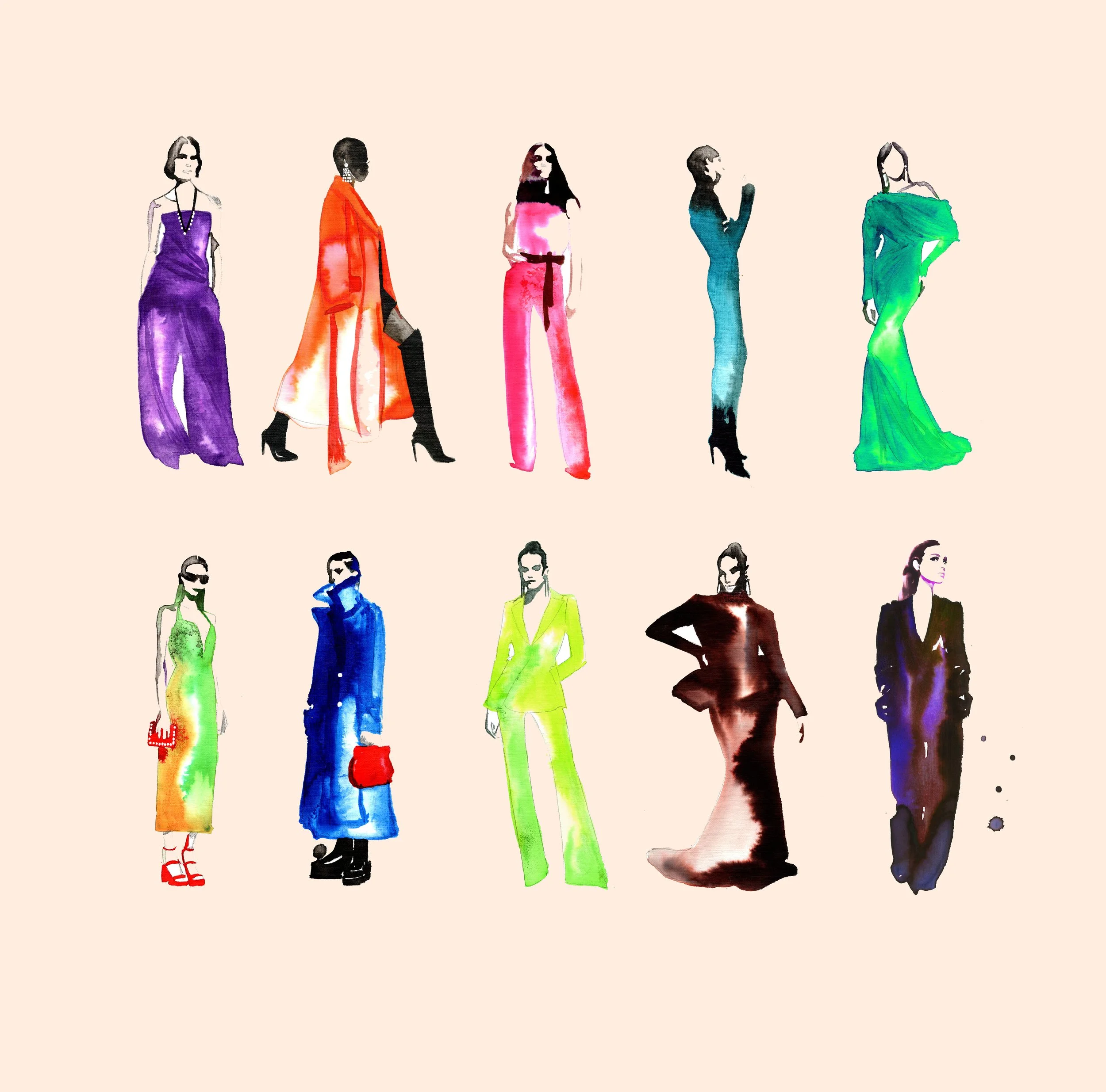 Fashion — Jessica Durrant Illustration