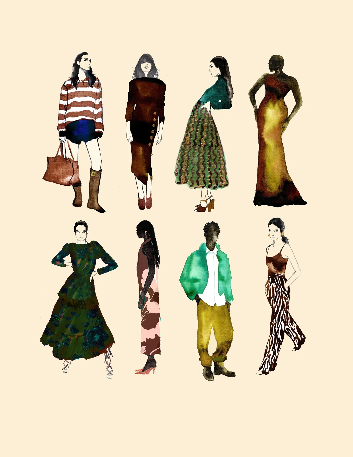 Fashion Artist Jessica Durrant Fashion Artwork Illustration Fashion ...
