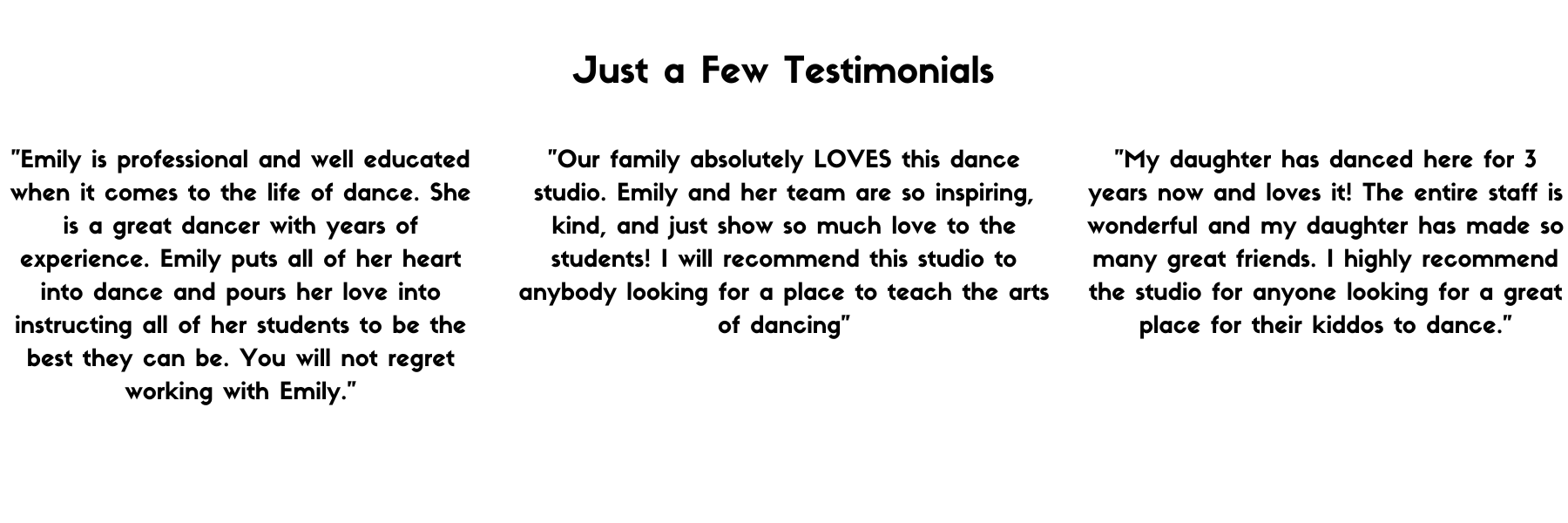 Mission Statement — Elite Dance Center