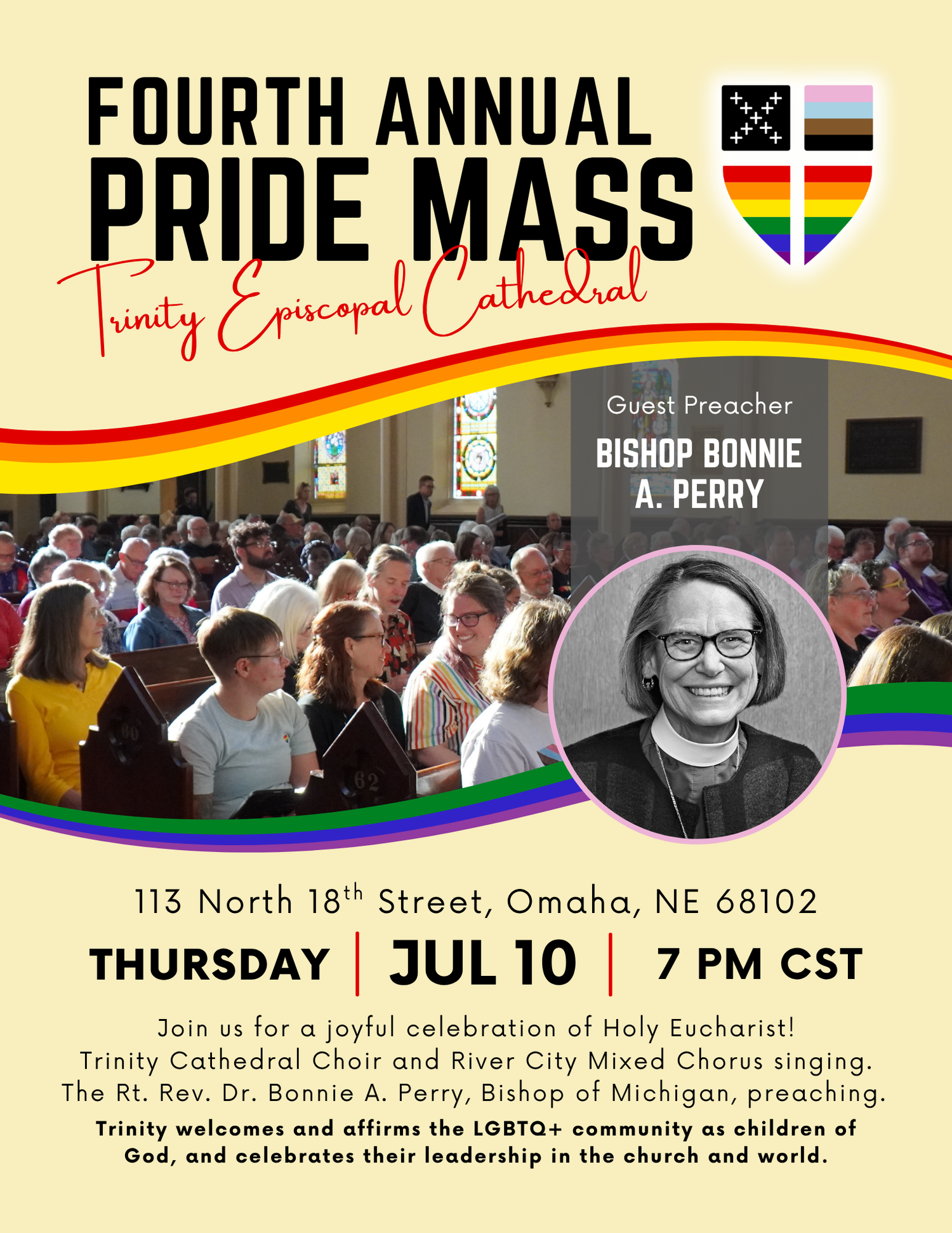 Fourth Annual Pride Mass 2025 — Trinity Episcopal Cathedral