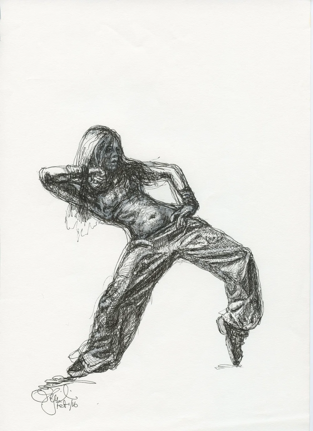 Pencil Drawings Of Hip Hop Dance