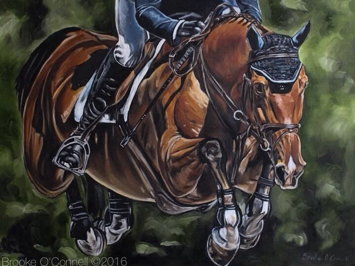 Contemporary equine and equestrian oil paintings for horse enthusiasts ...