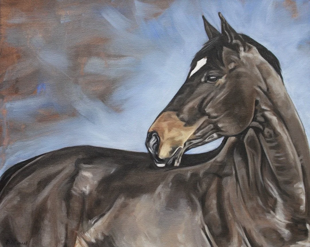 Horse and equestrian oil paintings for horse enthusiasts by Brooke O ...