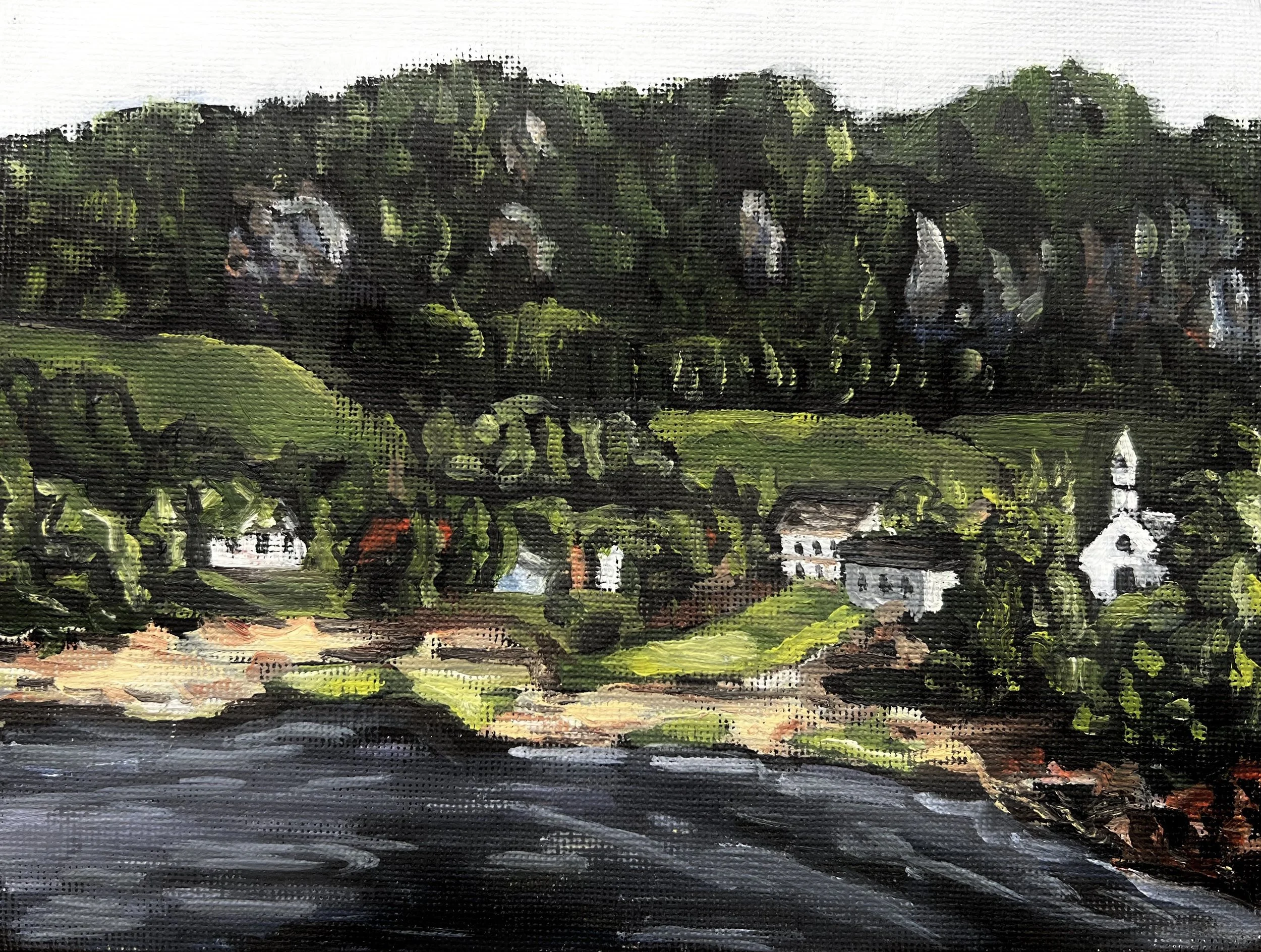 Landscape oil paintings inspired by travel and adventure by Brooke O ...