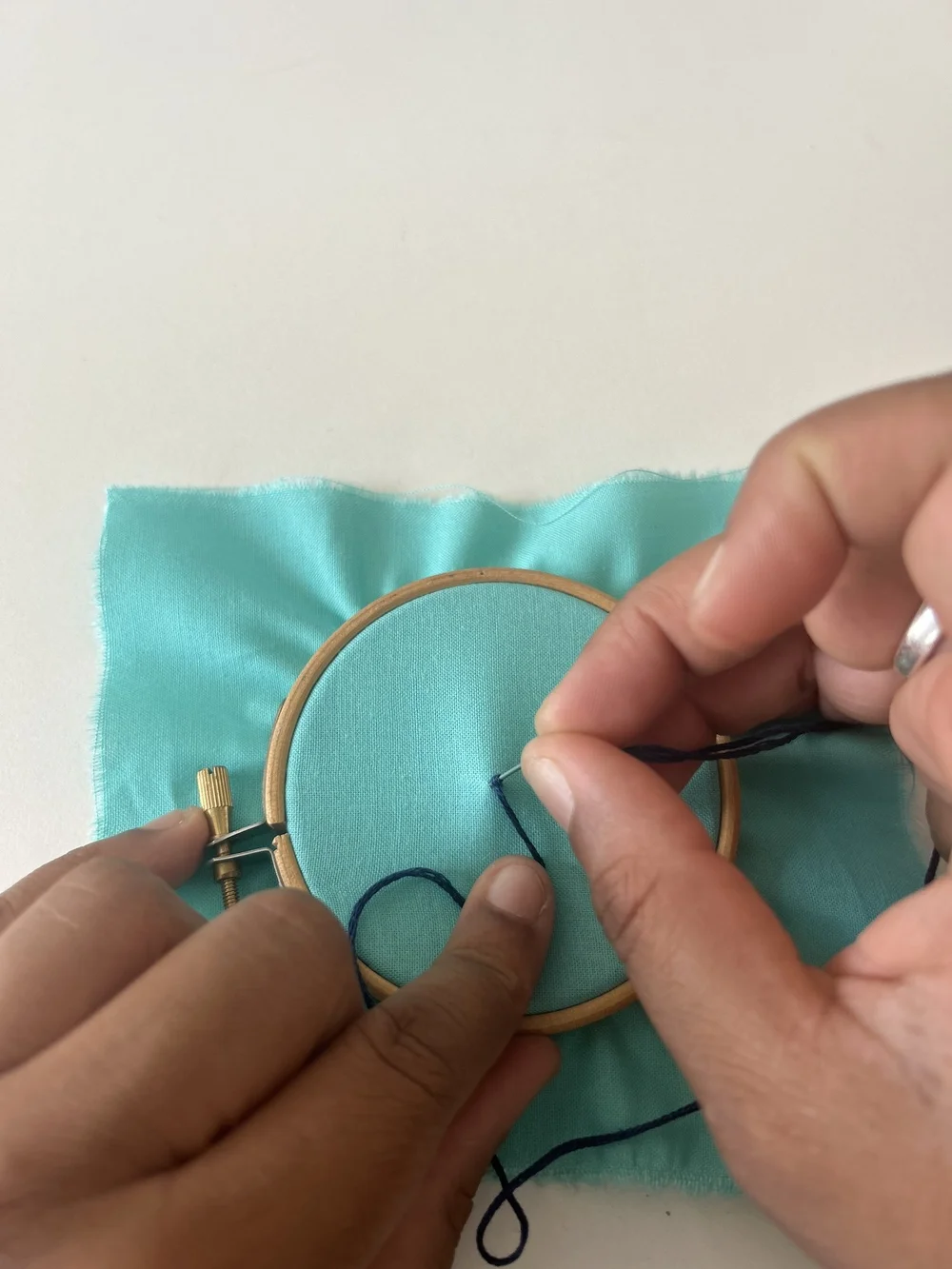 French Knot Embroidery DIY — Make It Work