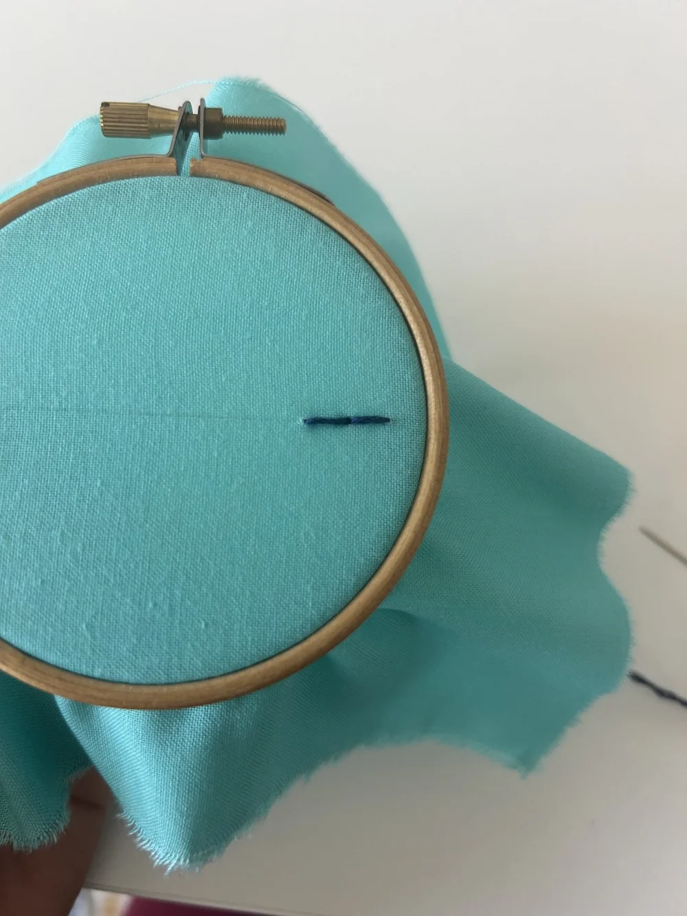 Backstitch Embroidery DIY — Make It Work
